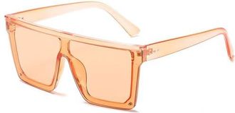 Generic Lunettes De Soleil &Agrave; Monture Large For Hommes Et Femmes, Id&eacute;ales For La Conduite En Ext&eacute;rieur Les Vacances. D&eacute;coratives(Orange)