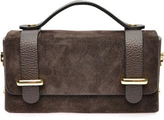 Anna Luchini Kastanienbraun Rindsledertasche