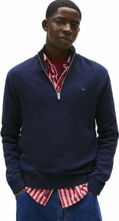 Tommy Jeans Essential Light Zip M - Pullover - Herren