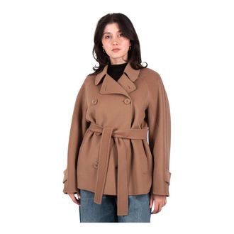 Max Mara Damen, M&auml;ntel, Braun, XSGr&ouml;&szlig;e