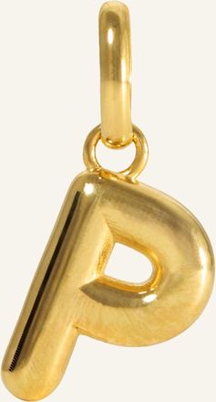 Pompidou Anh&auml;nger Puffy Letter P By Glambou gold
