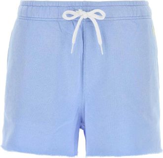 Polo Ralph Lauren Femme, Shorts, Bleu, Taille: 38 FR Cotton Blend Shorts