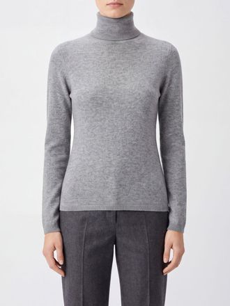 Allude Pull col roul&eacute; slim fit en pur cachemire &agrave; manches longues
