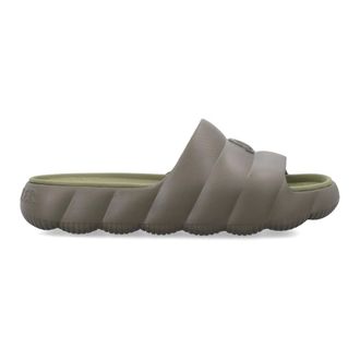 Moncler Homme, Chaussures, Vert, Taille: 40 EU Lilo Quilted Slides