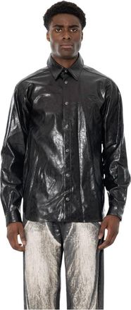 Diesel Homme, Vestes, Noir, Taille: XL S-Simply-Qmbu Shirt