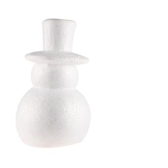 Cabilock Unfertiger Weihnachtsschneemann Aus Schaumstoff DIY-schneemannpuppe Zum Selberbauen Schneemann-Accessoires F&uuml;r Dekoration Kompakte Wei&szlig;