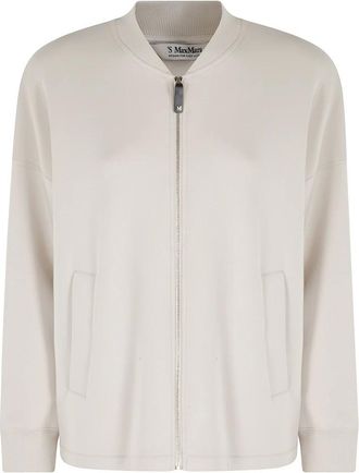Max Mara Femme, Vestes, Beige, Taille: 38 FR Smmradioso Bomber Jacket