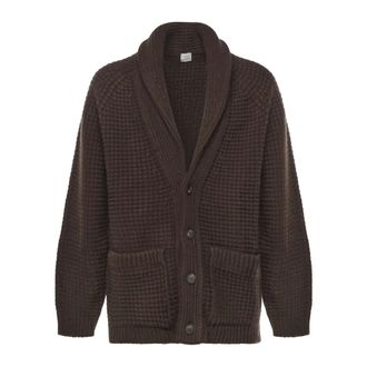Eleventy Kaschmir V-Ausschnitt Pullover in Kakao - - Knitwear - Herren - Braun - M