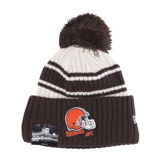 New Era Cleveland Browns Pom Pom M&uuml;tze - - Accessories - Herren - Braun - ONE SIZE