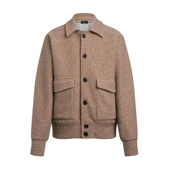 Dondup Veste classique &agrave; poches &agrave; rabat - Homme - Vestes - Brun - Taille: M