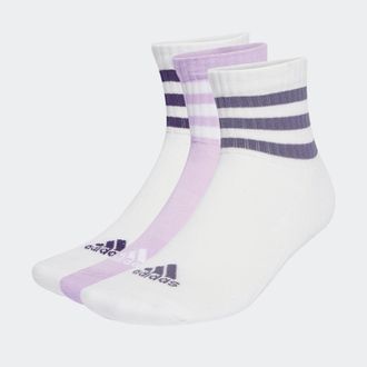 adidas Funktionssocken ADIDAS PERFORMANCE 3-STREIFEN CUSHIONED SPORTSWEAR LOW-CUT, 3 PAAR, Damen, Gr. XXL (49/51), wei&szlig; (wei&szlig;, wei&szlig;, powder plum), Obermateri