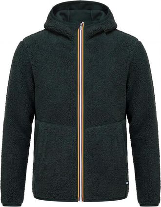 K-Way Veste r&eacute;versible en polaire double sherpa Pascal - Homme - Vestes - Vert - Taille: L
