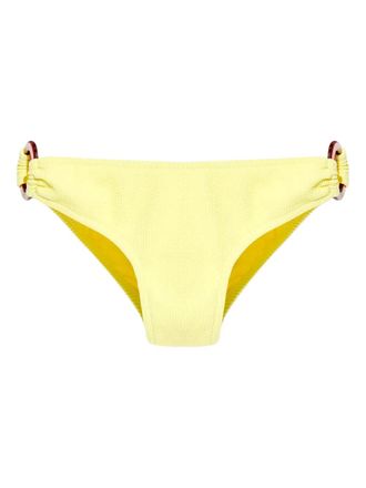 Melissa Odabash Geripptes Bikinihöschen - Gelb