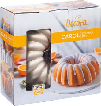 Decora 0080114 Stampo Antiaderente Carol Ø 24 X 10 h Cm, In Alluminio Pressofuso, di alta qualità, per realizzare preparazioni dolci e salate. Top quality