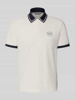 Emporio Armani Regular Fit Poloshirt mit Logo-Print