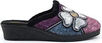 Sleepers Mules Kimberly - Femme (36 FR) (Noir/Violet/Bleu/Gris)