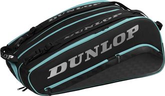 Dunlop Padel Paletero Elite Thermo Tasche, Schwarz-Petrol