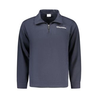 Superga Baumwoll-Sweatshirt mit Rundhalsausschnitt - - Sweatshirts & Hoodies - Herren - Blau - 2XL