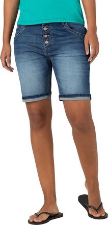 Timezone Damen Regular JillyTZ Shorts, Premium Blue wash, 26