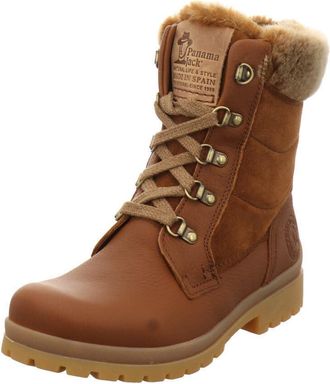 Panama Jack Tuscani B1 Napa Grass, Damen Warm gef&uuml;tterte Schneestiefel, Braun (Cuero / Bark), 38 EU (5 Damen UK)