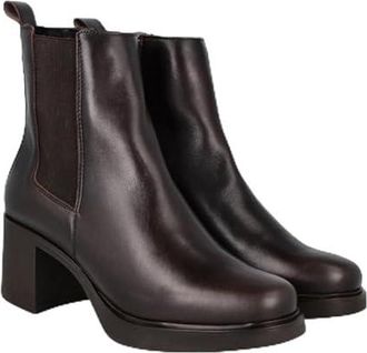 Lince Lince Bottines &eacute;lastiques et fermeture &eacute;clair confortables | Semelle en caoutchouc | Semelle int&eacute;rieure en gel | I31605 | Fabriqu&eacute;es en Espagne, Cuir 