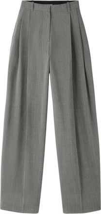 Jacquemus Femme, Pantalons, Gris, Taille: 38 FR Pantalon Homme en Laine Grise