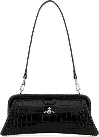 Vivienne Westwood Femme, Sacs, Noir, Taille: ONE Size Jane Frame Shoulder Bag