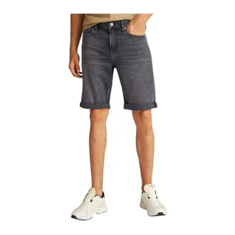 Calvin Klein Jeans Graue Baumwoll-Shorts mit Taschen - - Shorts - Herren - Grau - W30