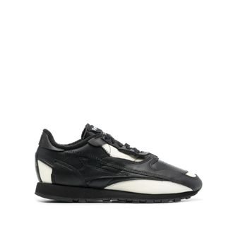Maison Margiela Schwarze Leder-Freizeit-Sneakers - - Shoes - Damen - Schwarzk - 41 EU