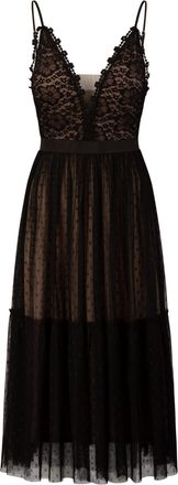 Apart Fashion Damen Kleid Dress, Schwarz, 38 EU