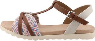 Tom Tailor Femme 5390490027 Sandale, Blue Multi, 40 EU