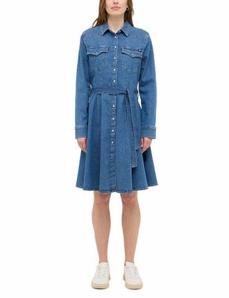 Mustang Jeans Midikleid Damen Style Elisa Denim Dress