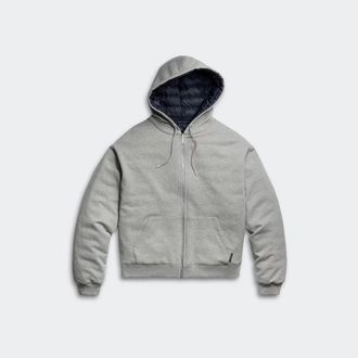 Canada Goose Wendbarer Fuse Hoodie (M&auml;nnlich, Stone Heather/Nocturne, S)