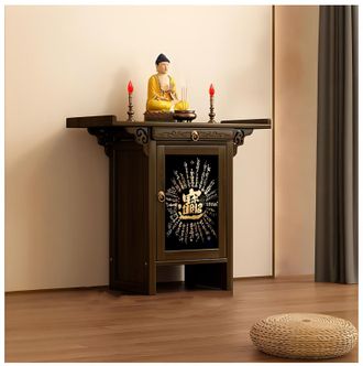 Generic Vielseitiger Altarschrank Mit Schubladen, Altartisch Aus Holz, Chinesischer Buddha-Gebetstisch F&uuml;r Schlafzimmer, Wohnzimmer, B&uuml;ro, Eingangsbereich(Wal