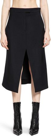 Alexander McQueen Cutaway Pencil Skirt