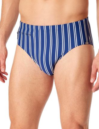 Schiesser Herren Slip Komfort mit Reißverschlusstasche-schnelltrocknend Badehose, Off-White_181078, XXL