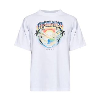 Casablanca Heat Map Classic T-Shirt - - Tops - Herren - Wei&szlig; - S