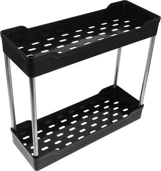 BESPORTBLE 2stufe Stehendes Kosmetikregal f&uuml;r Arbeitsplatte Organizer f&uuml;r Hautpflege und Make-up Aufbewahrungsregal f&uuml;r Schr&auml;nke Regal f&uuml;r Gl&auml;ser und Flaschen Me