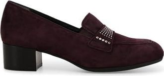 Melluso Mocassin en Daim pour Femme avec Bordure x5345z 38.5