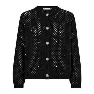 Co'Couture Damen, Strickwaren, Schwarzk, MGröße