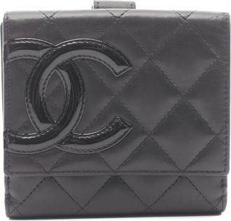Chanel 2012 Cambon Portemonnaie - Schwarz