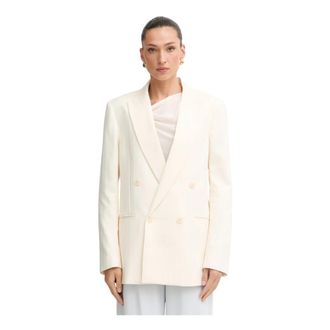 Patrizia Pepe Zweireihiger Blazer - - Jackets - Damen - Beige - S