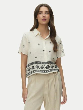 Vero Moda Hemd Kai 10345548 Beige Regular Fit
