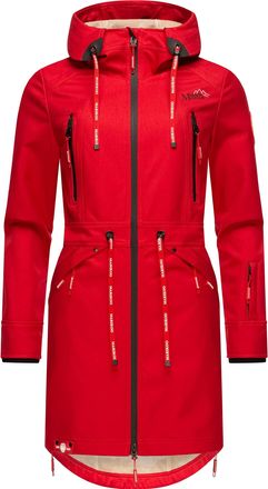 Marikoo Damen Softshellmantel Funktionsmantel Racquellee Red Gr. XXL