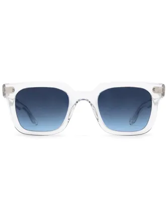 Moscot lunettes de soleil carr&eacute;es Grober Sun - Blanc