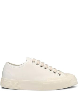Superga baskets en toile &agrave; lacets - Blanc