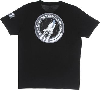 Alpha Industries Homme, Tops, Noir, Taille: M Space Shuttle Tee