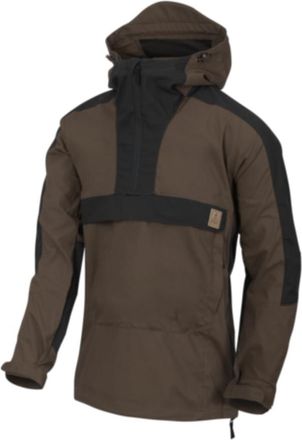 Helikon-Tex Herren Woodsman Anorak Jacke, Erdbraun/Schwarz B, X-Large