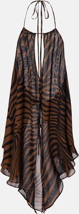 Blumarine Top Foulard en serg&eacute;