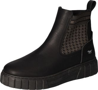 Mustang Jeans Mustang Damen 1446-604 Chelsea Boots, schwarz, 41 EU
